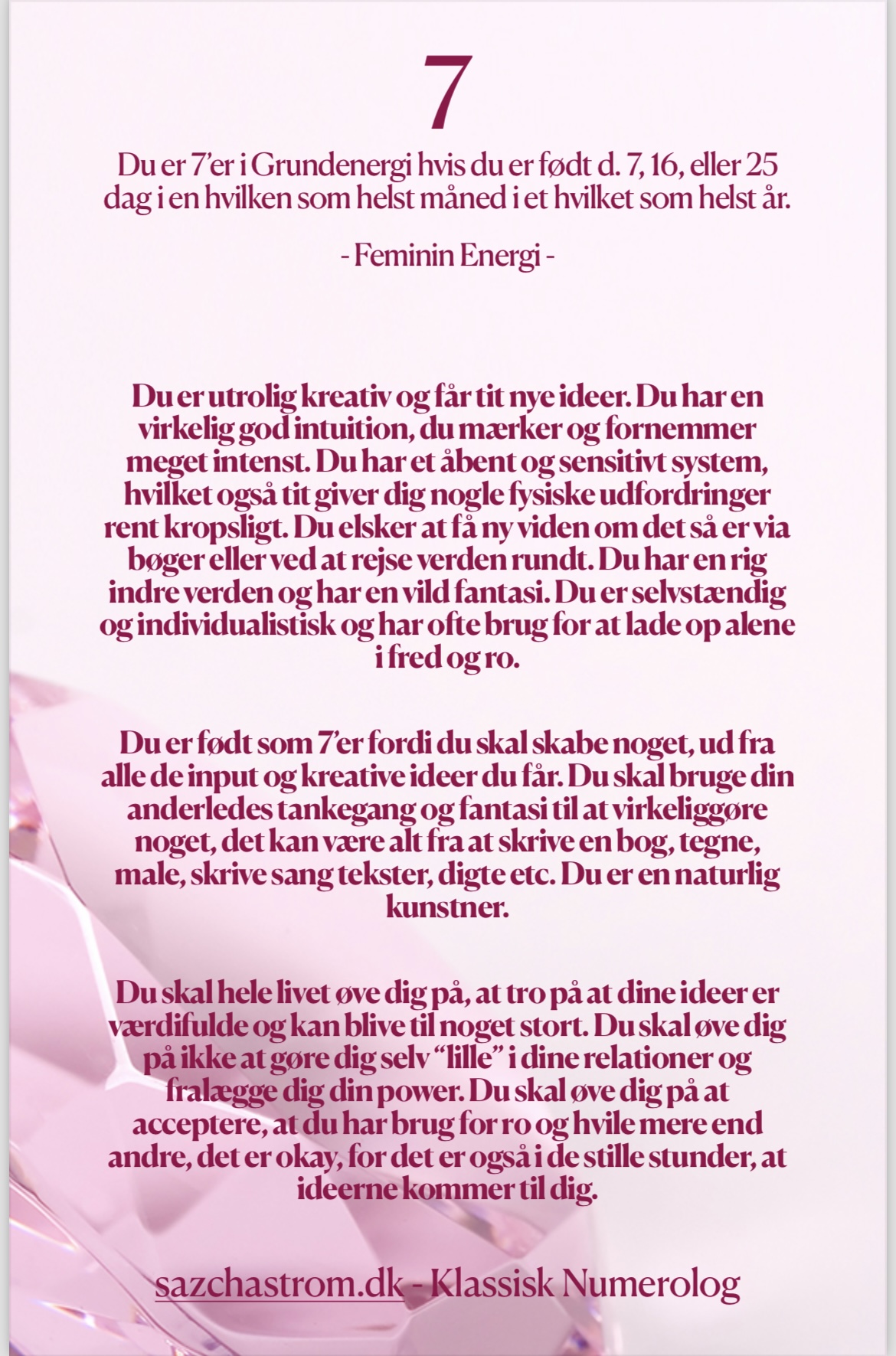 Grundenergier – Sazcha Storm – Certificeret Klassisk Numerolog