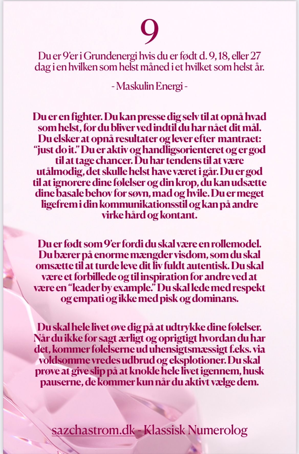 Grundenergier – Sazcha Storm – Certificeret Klassisk Numerolog
